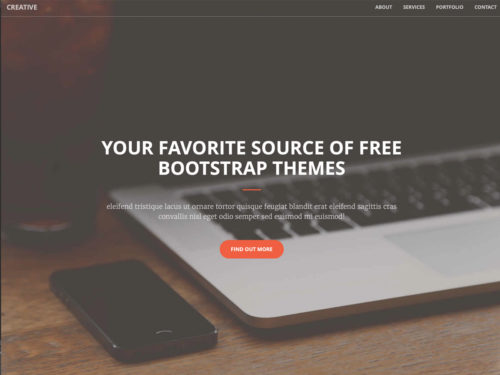 Plantilla Web Gratis: Creative - Plantillas HTML Gratuitas