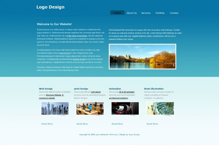 Download HTML/CSS Templates for Free: Logo Design - Free HTML Templates ...
