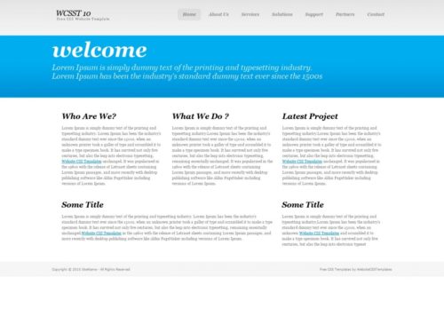 Download Htmlcss Templates For Free Wcsst 10 Free Html Templates Free Css Templates And More