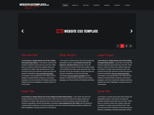 Free HTML/CSS Template: Wcsst 7 - Free HTML Templates, Free CSS ...