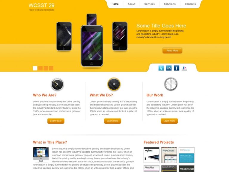 Plantilla HTML/CSS Gratis: Wcsst 29 - Plantillas HTML Gratuitas