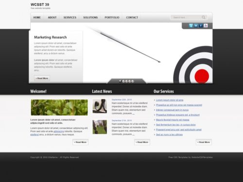 Htmlcss Templates For Free Wcsst 39 Free Html Templates Free Css Templates And More