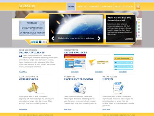 Free Simple Web Template Wcsst 50 Free Html Templates Free Css Templates And More