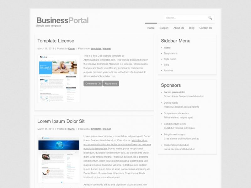 Diseño minimalista archivos - Página 3 de 13 - Plantillas HTML Gratuitas