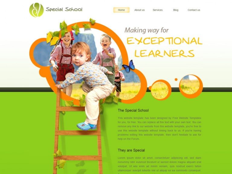 Htmlcss Templates For Free Special School Free Html Templates Free Css Templates And More