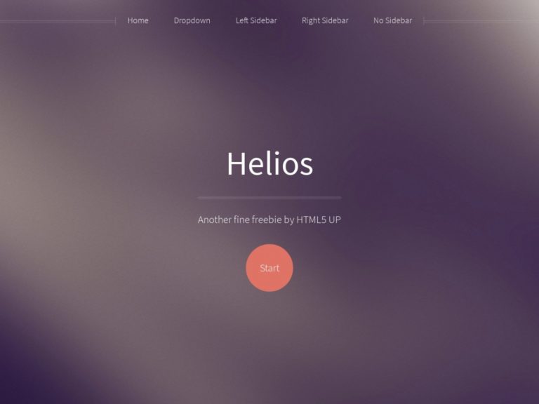 Download Free HTML Template: Helios - Free HTML Templates, Free CSS ...