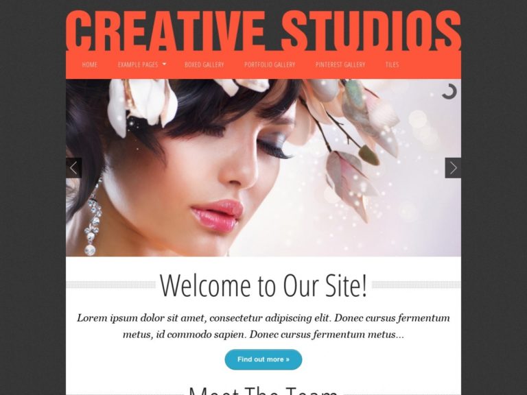 Free HTML Template: Creative Studios - Free HTML Templates, Free CSS ...