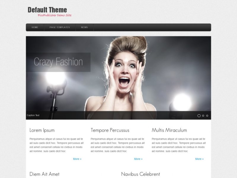Download HTML/CSS Templates for Free: Default - Free HTML Templates ...