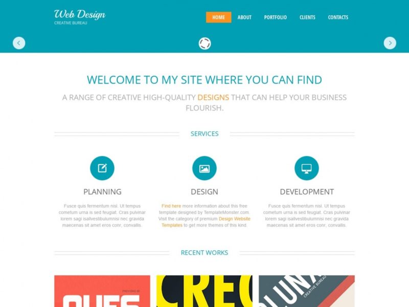 Plantilla HTML/CSS Gratis: Web Design - Plantillas HTML Gratuitas