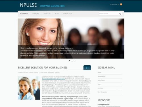 Plantillas HTML/CSS para Descargar Gratuita: Npulse - Plantillas HTML ...