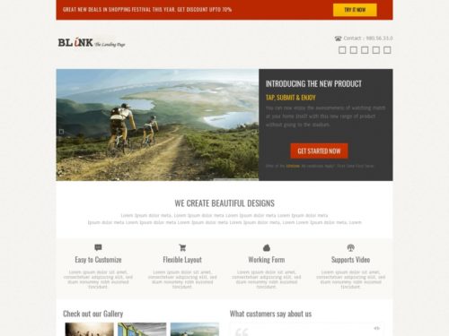 Free HTML/CSS Template: Blink - Free HTML Templates, Free CSS Templates ...