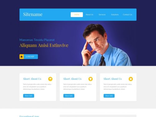 Free Simple Web Template: Html 23 - Free HTML Templates, Free CSS ...