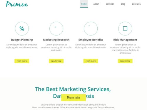 Download HTML/CSS Templates for Free: Primex - Free HTML Templates ...
