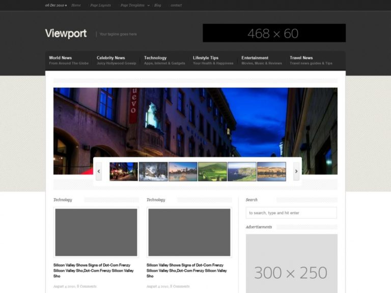 HTML/CSS Templates for Free: Viewport - Free HTML Templates, Free CSS ...