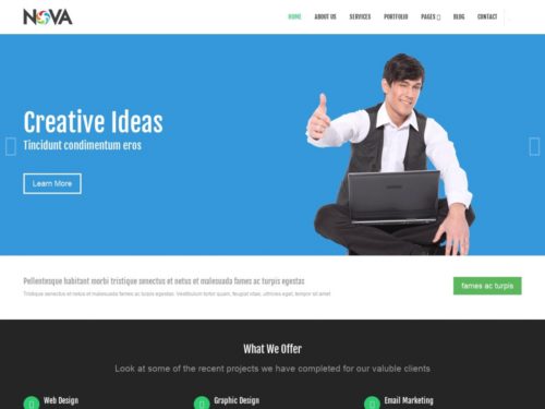 Free HTML Template: Nova - Free HTML Templates, Free CSS Templates and more