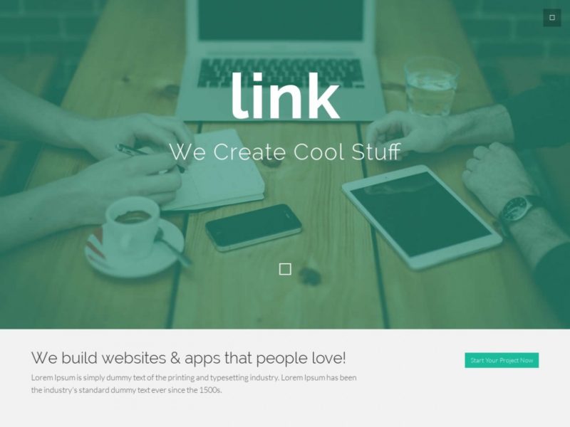 Plantilla Web Simple Gratuita: Link - Plantillas HTML Gratuitas