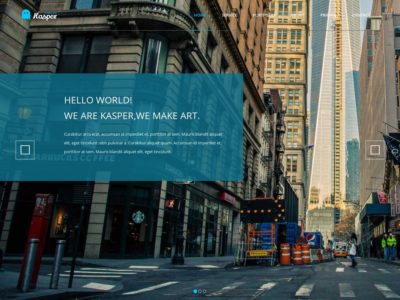 Free Simple Web Template: Kasper - Free HTML Templates, Free CSS ...