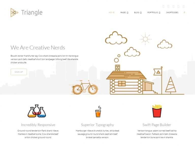 HTML/CSS Templates for Free: Triangle - Free HTML Templates, Free CSS ...