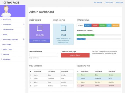 Interfaz archivos - Plantillas HTML Gratuitas