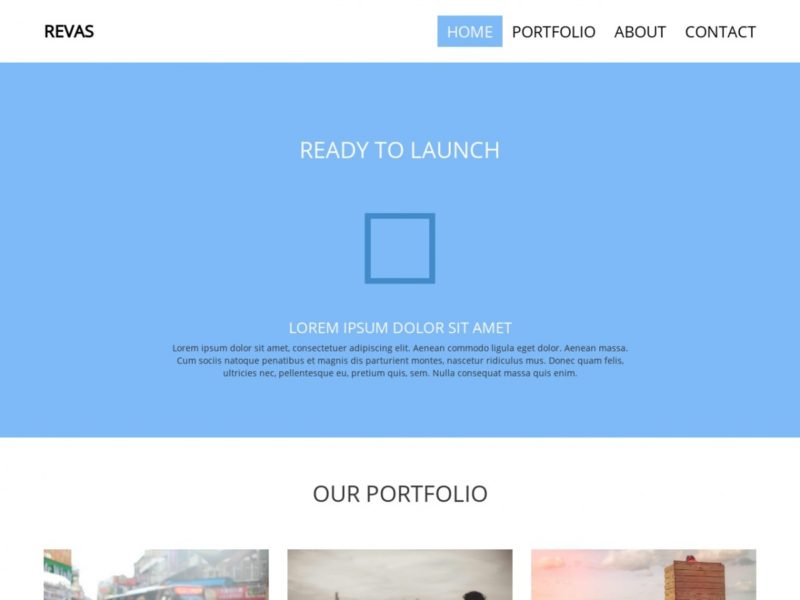 Plantilla HTML/CSS Gratuita: Revas - Plantillas HTML Gratuitas