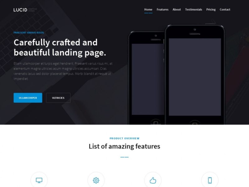 Download Free HTML Template: Lucidlp - Free HTML Templates, Free CSS ...