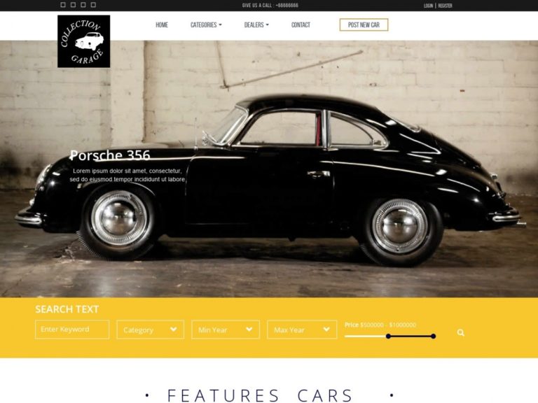 HTML/CSS Templates for Free: Garage - Free HTML Templates, Free CSS ...