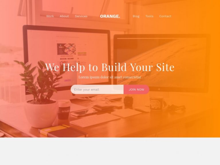 Free HTML/CSS Templates for Downloading: Orange - Free HTML Templates ...