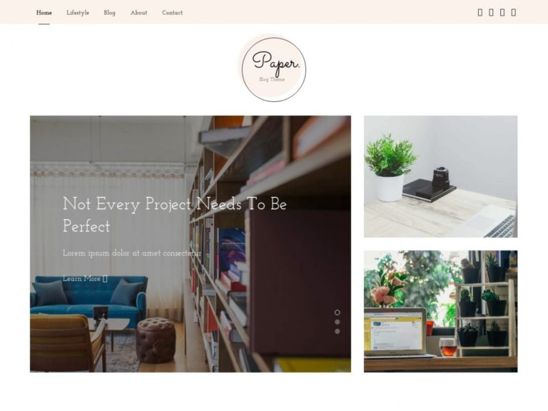 Download free HTML/CSS Template: Paper - Free HTML Templates, Free CSS ...