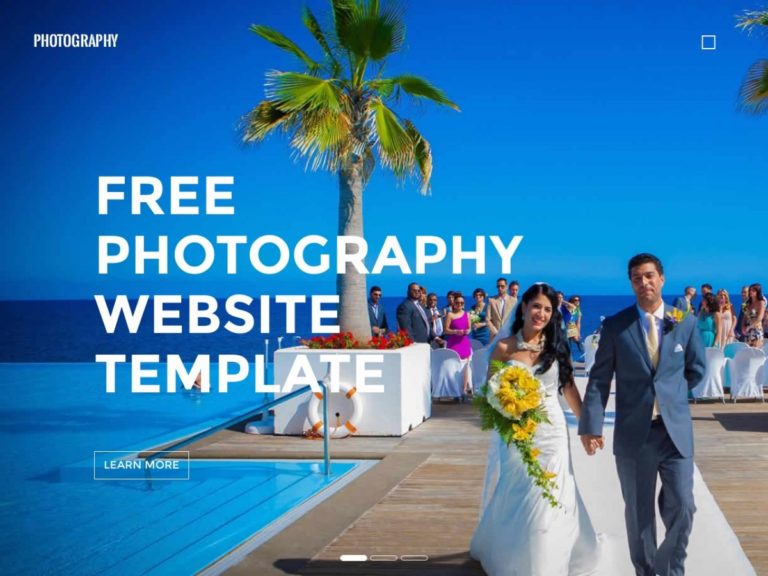 Free HTML Templates for Downloading: Photography - Free HTML Templates ...