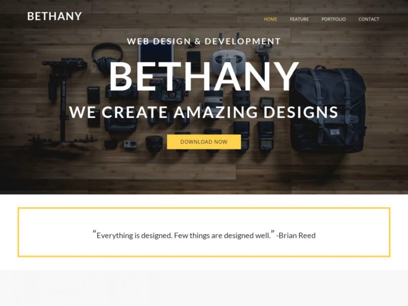 HTML/CSS Templates for Free Downloading: Bethany - Free HTML Templates ...