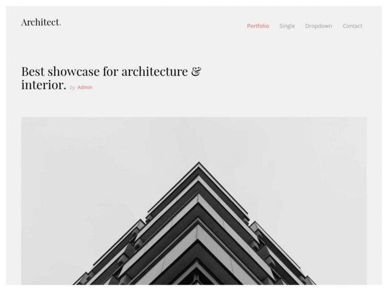 Free HTML/CSS Templates for Downloading: Architect - Free HTML ...