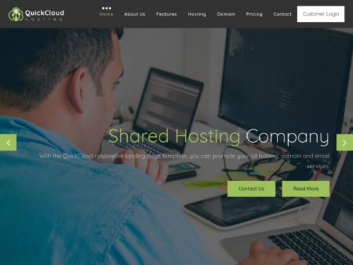 Download free HTML/CSS Template: Quickcloud - Free HTML Templates, Free ...
