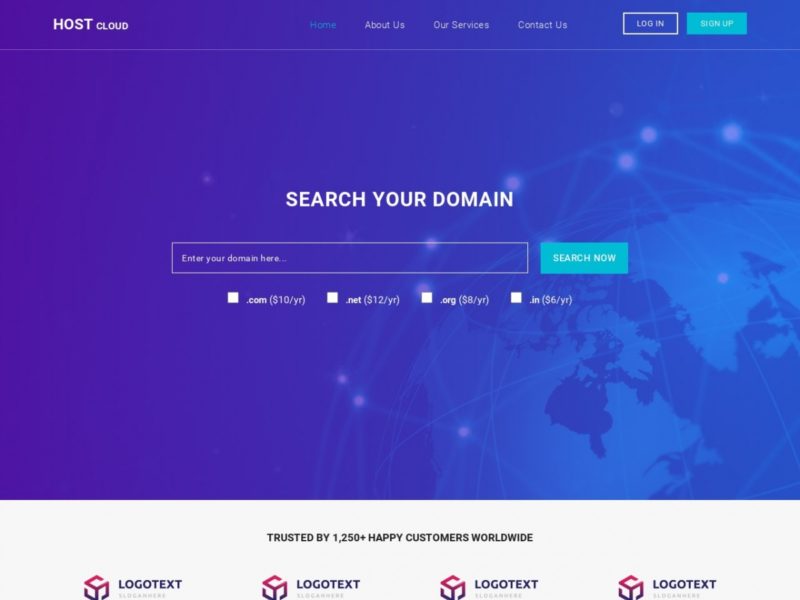 Download Free HTML Template: Host Cloud - Free HTML Templates, Free CSS ...