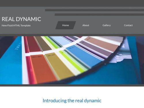 Free Simple Web Template: Real Dynamic - Free HTML Templates, Free CSS ...