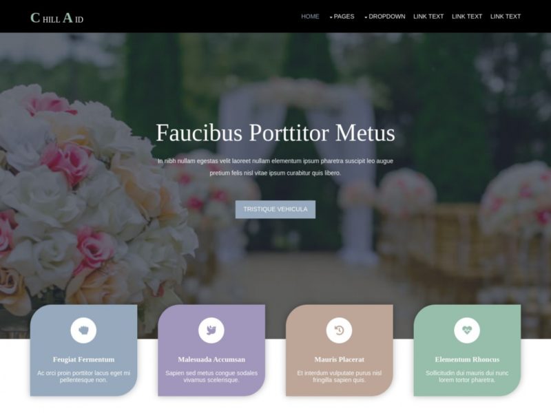Plantilla Web Simple Gratuita: Chillaid - Plantillas HTML Gratuitas