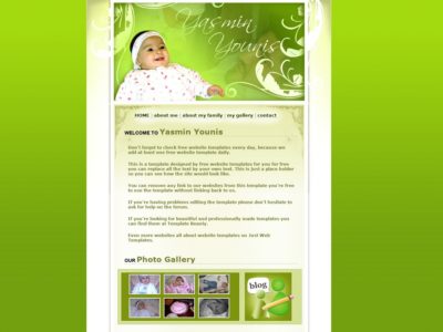 HTML/CSS Templates for Free: Baby - Free HTML Templates, Free CSS ...