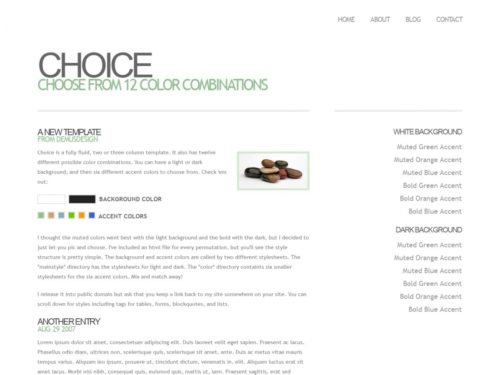Download Free HTML Template: Choice - Free HTML Templates, Free CSS ...