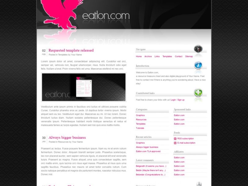 Plantilla HTML/CSS Gratuita: V2 - Plantillas HTML Gratuitas