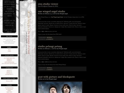 HTML Templates for Free Downloading: Language Of A Lover - Free HTML ...