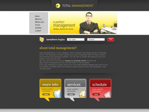 Download free HTML/CSS Template: Total Management - Free HTML Templates ...