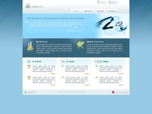 Download free HTML/CSS Template: Medical Clinic - Free HTML Templates ...