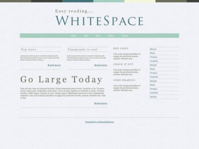 Free HTML/CSS Template: Whitespace - Free HTML Templates, Free CSS ...